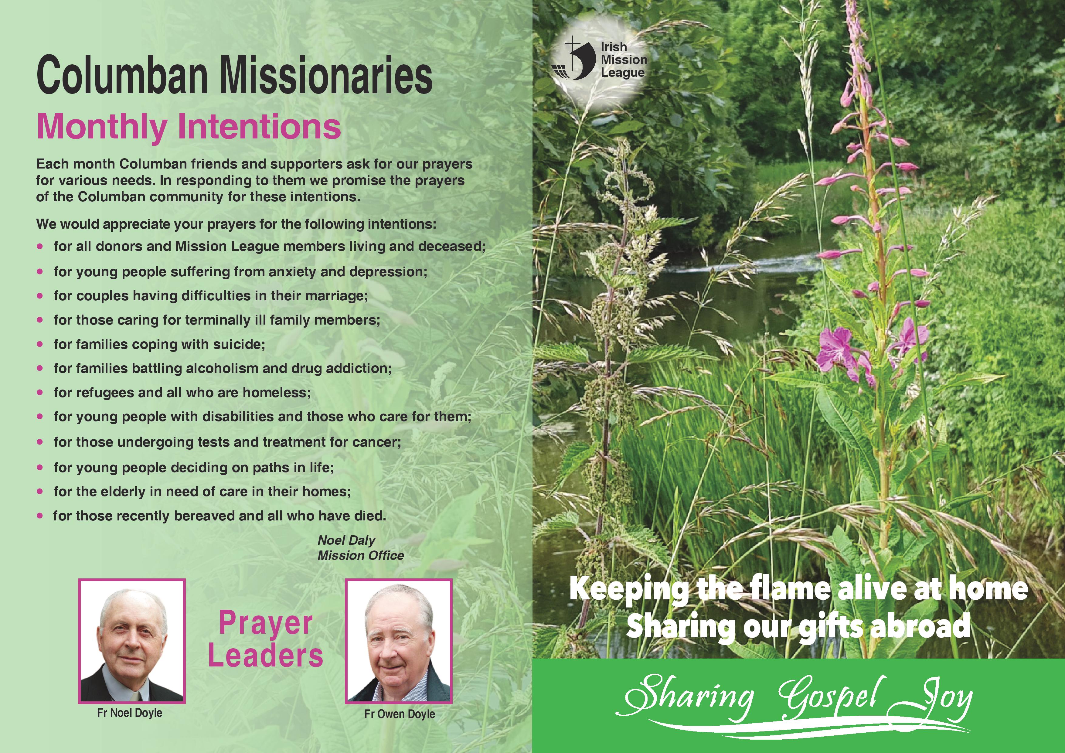 Mission League July 2019 1-page-001 - Columban Missionaries
