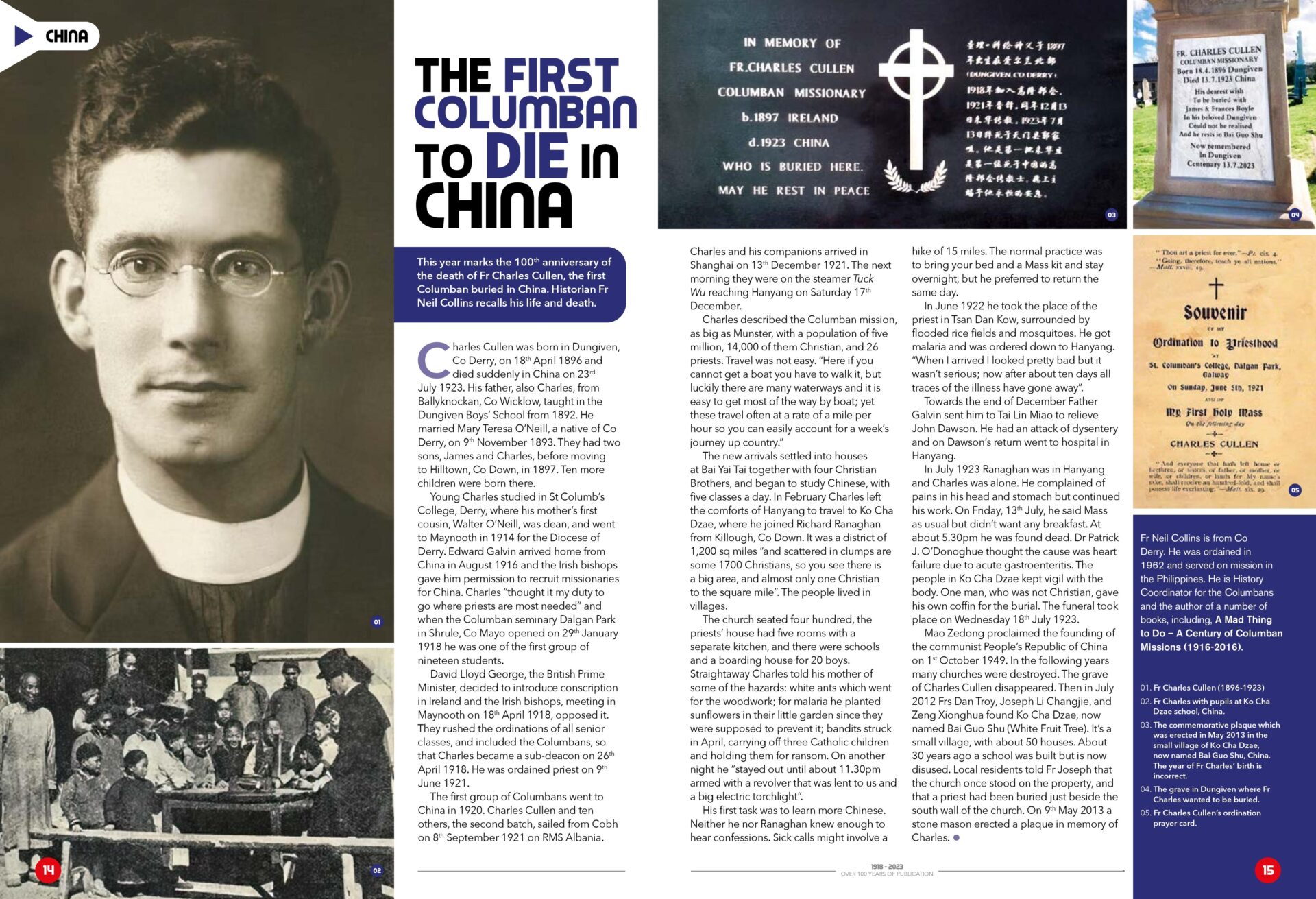Remembering Fr Charles Cullen: the First Columban to Die in China ...